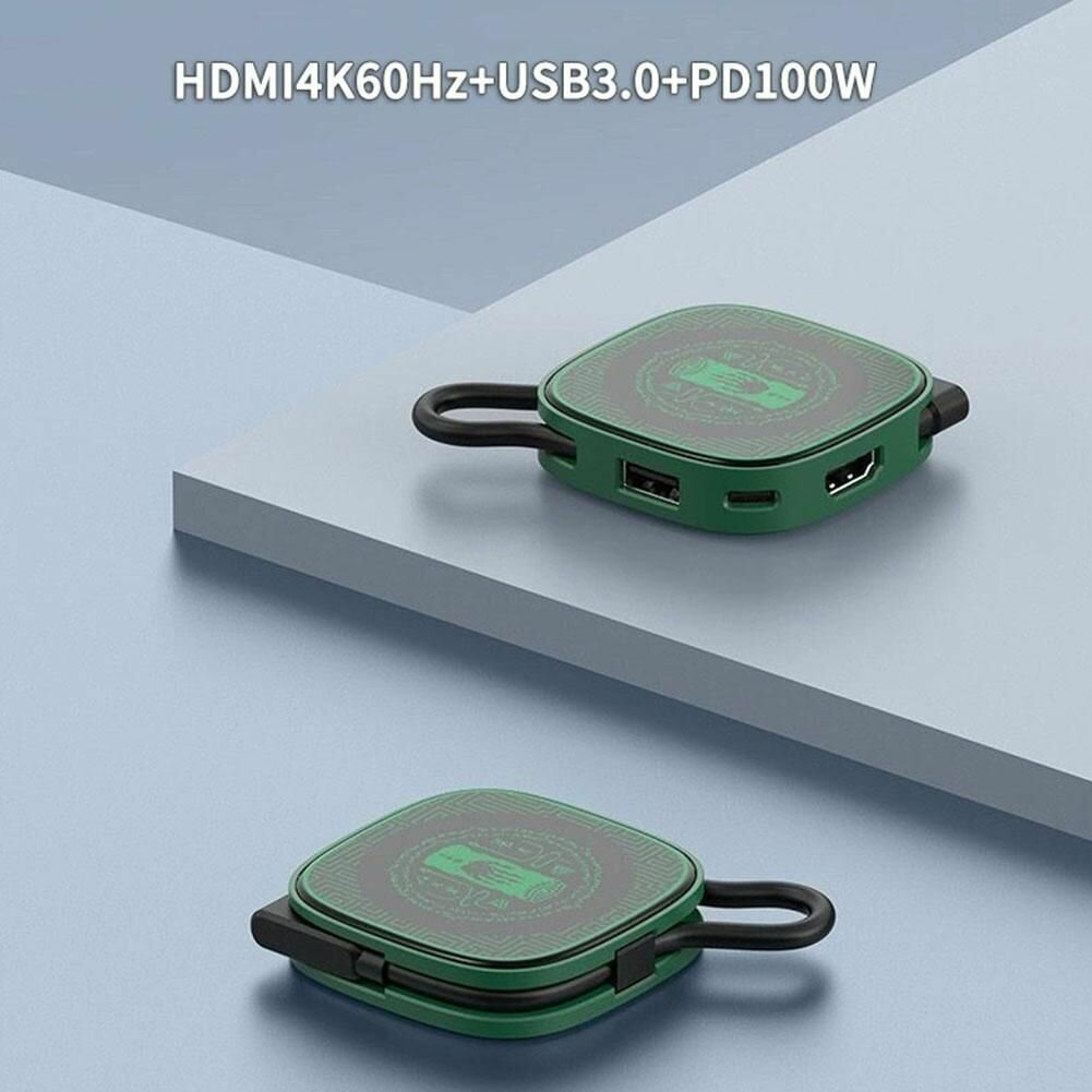 Док-станция Type-C для Nintendo Switch с HDMI 4K 60Hz, переходник для подключения к телевизору