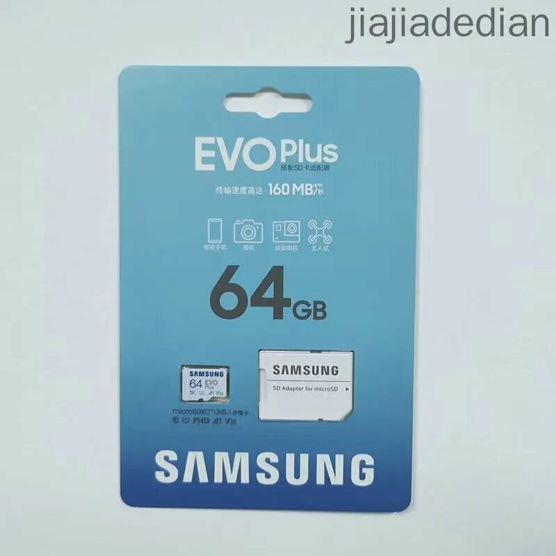 Samsung 64 ГБ Карта памяти microSDXC EVO Plus (MB-MC256SA/APC)