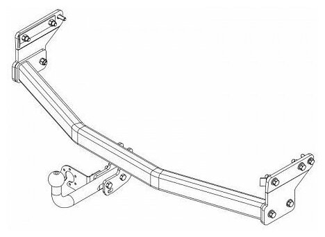 Фаркоп (тягово-сцепное устройство) AvtoS на Хендай Туксон 2018-2020