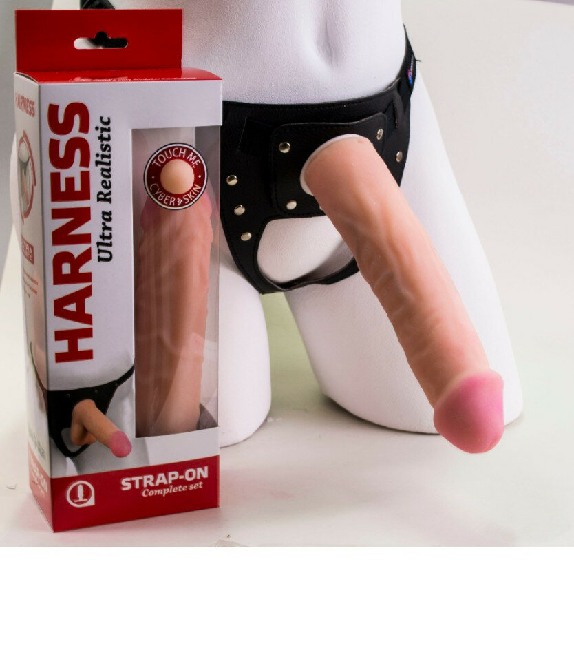 Фаллоимитатор на трусиках HARNESS, L 210 мм D 47 мм арт. 737403