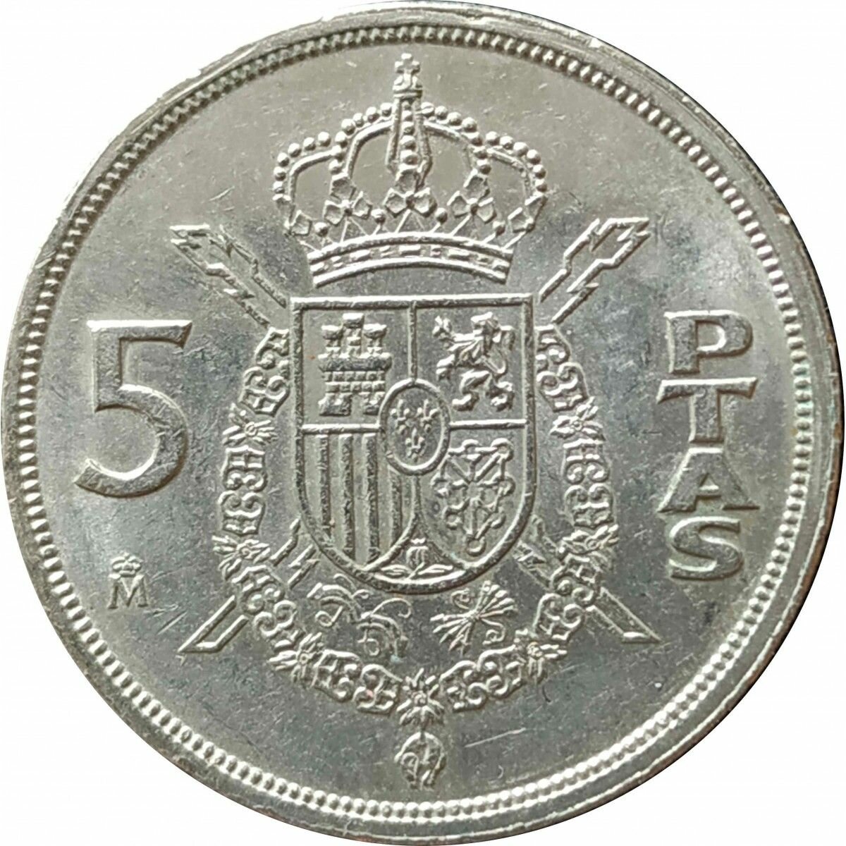 5 песет 1983 Испания из оборота