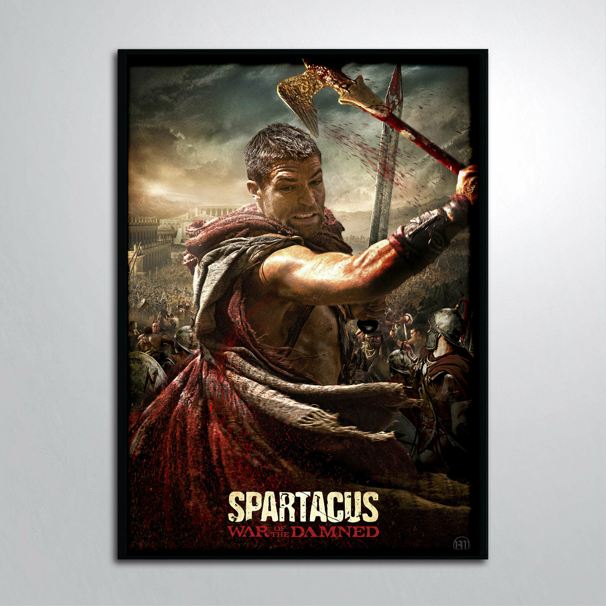 Постер без рамы/Спартак: Кровь и песок Битва Spartacus: Blood and Sand (А2/420х594)