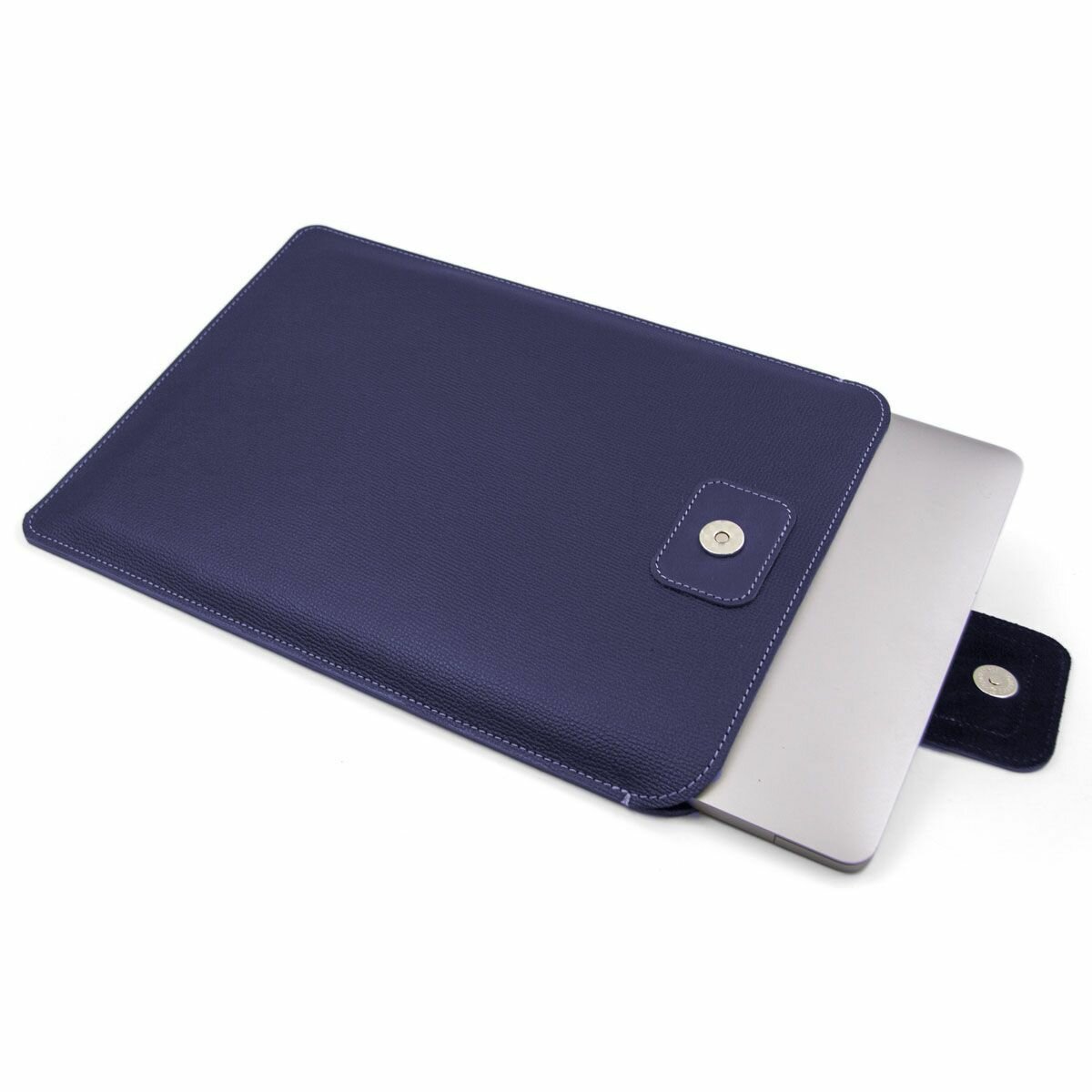Кожаный чехол для Macbook 13 / 14 Pro, обложка для ноутбука 13,3 - 14 дюймов, J. Audmorr - Weybridge 14 Midnight, синий, натуральная кожа