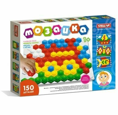 Развивающие игры для детей Мозаика сферическая 150 фишек Stellar 01043