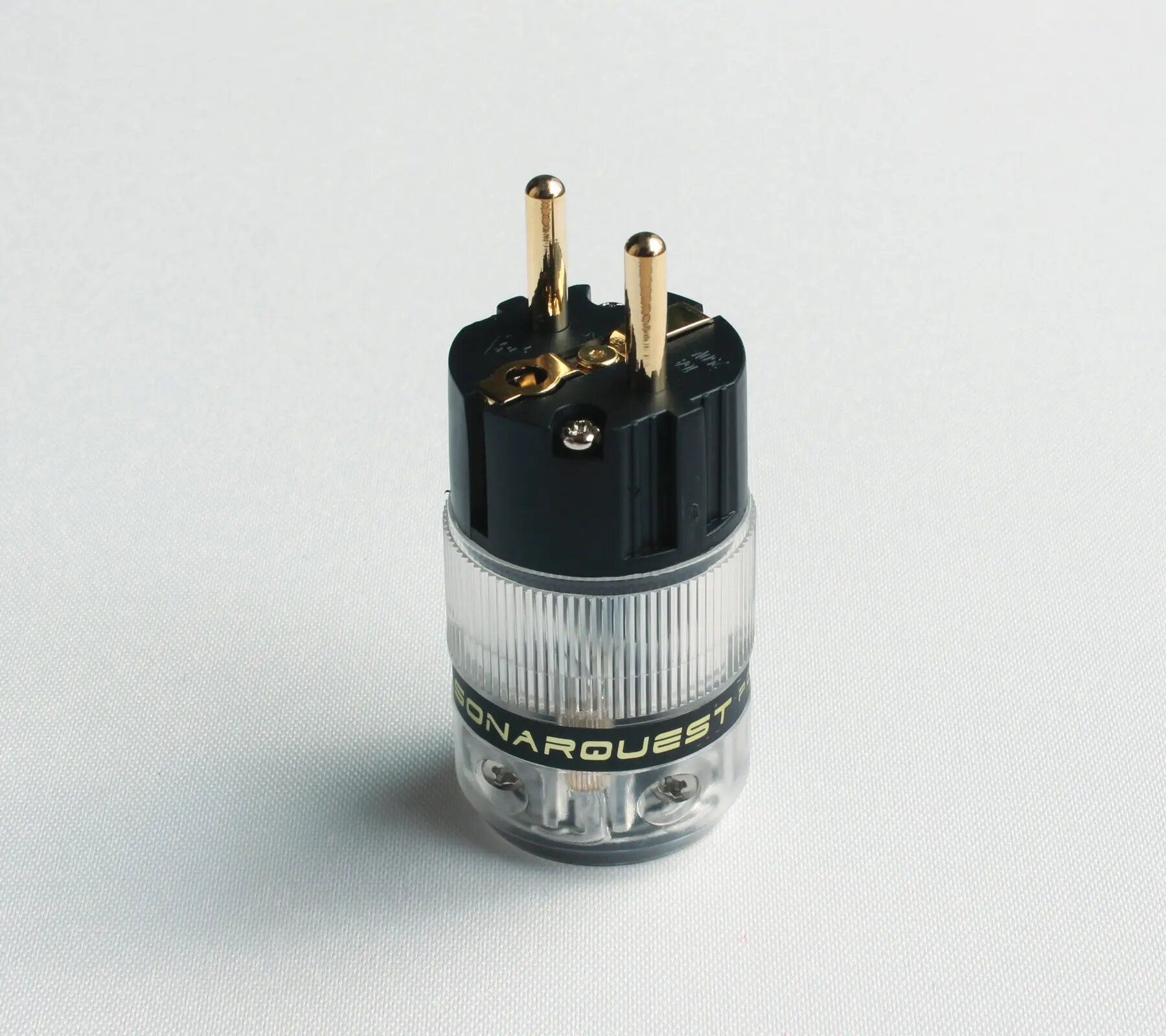 Высококачественная вилка питания Schuko 24K SONARQUEST ST-GE(B) + ST-GC(B) позолоченный разъем EU и IEC HIFI Diy