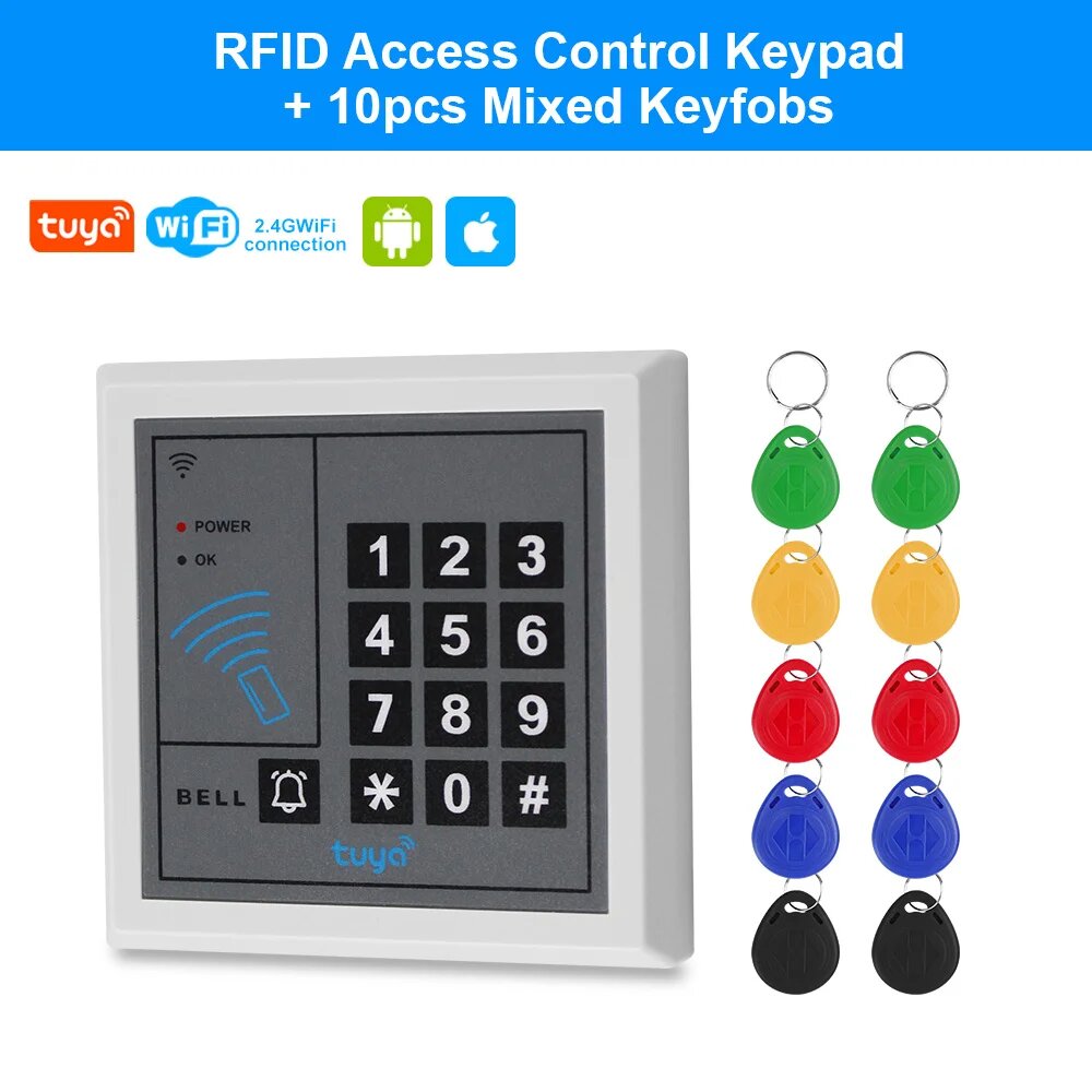 WiFi контроллер доступа OBO HANDS K1 Wifi Tuya Keypad VS Mixed Keys