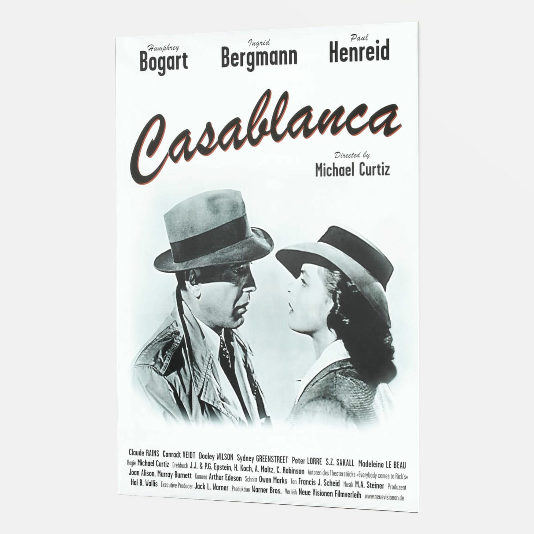 Постер (плакат) ретро, по фильму Касабланка 40x60 см. от Poster4me