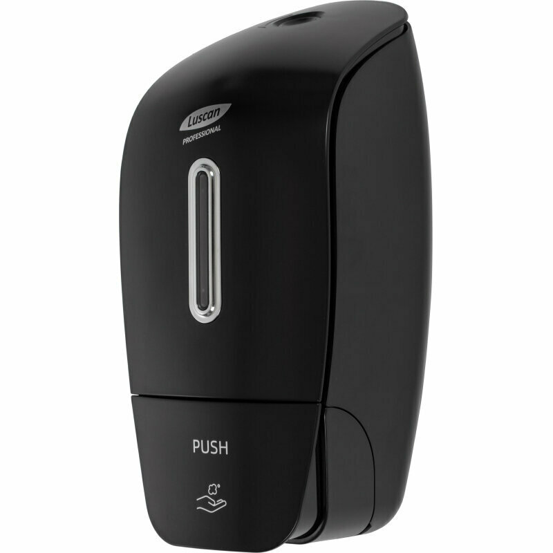 Дозатор для мыла-пены Luscan Professional Etalon пластиковый 0.8 л черный, 1653731