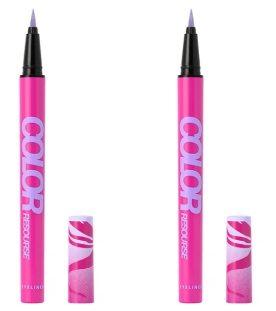 Лайнер для глаз Love Generation Color resourse, тон 02 сиреневый, 0,6 мл, 2 шт
