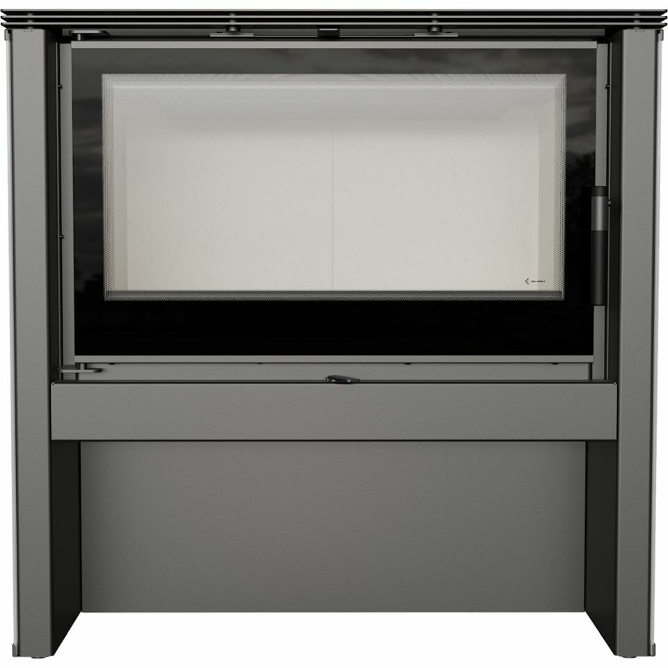 Печь Kratki JUNO 12/B, Сталь, черный, 88,9x90,1x44,4 см.