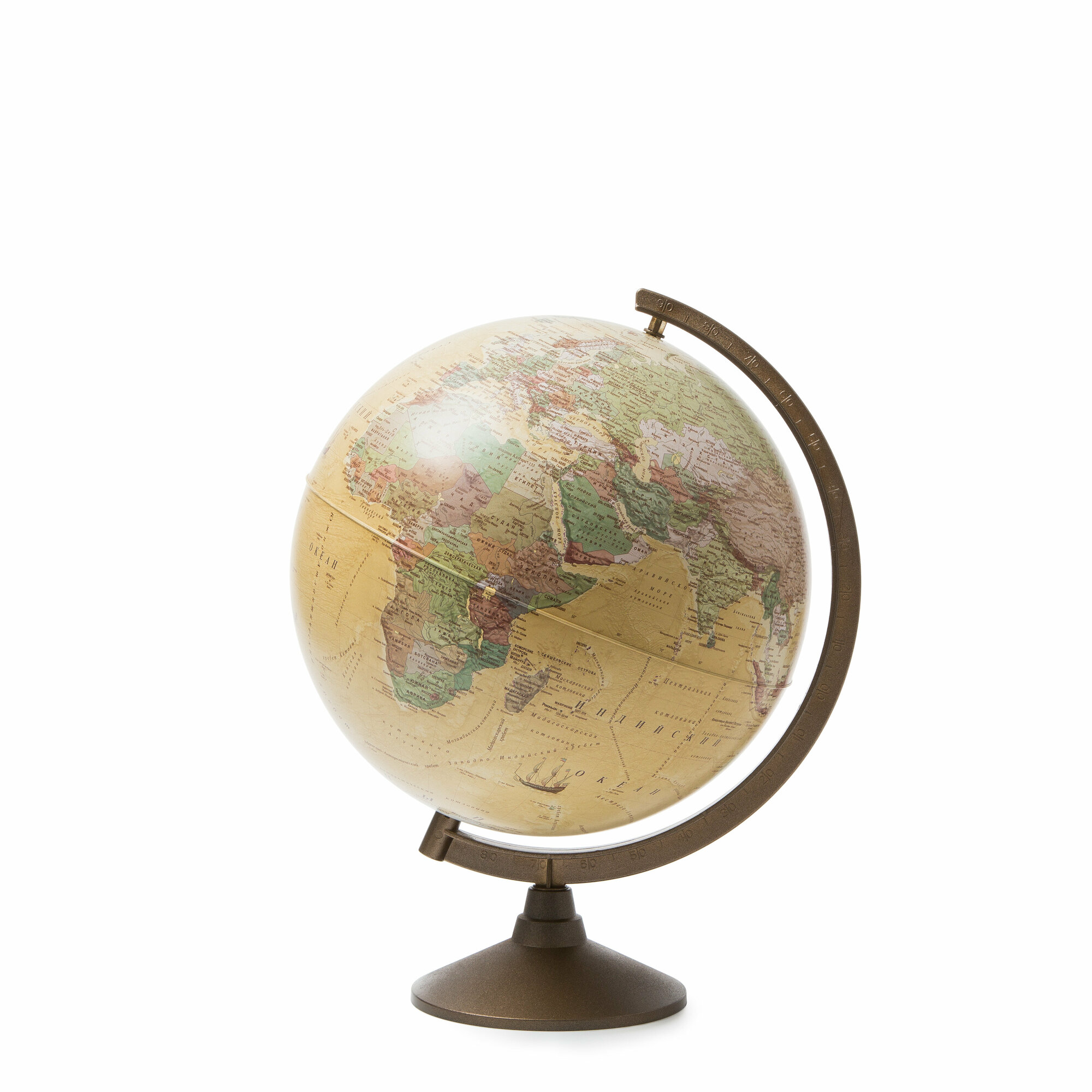 Глобен Глобус Земли Антик D-32