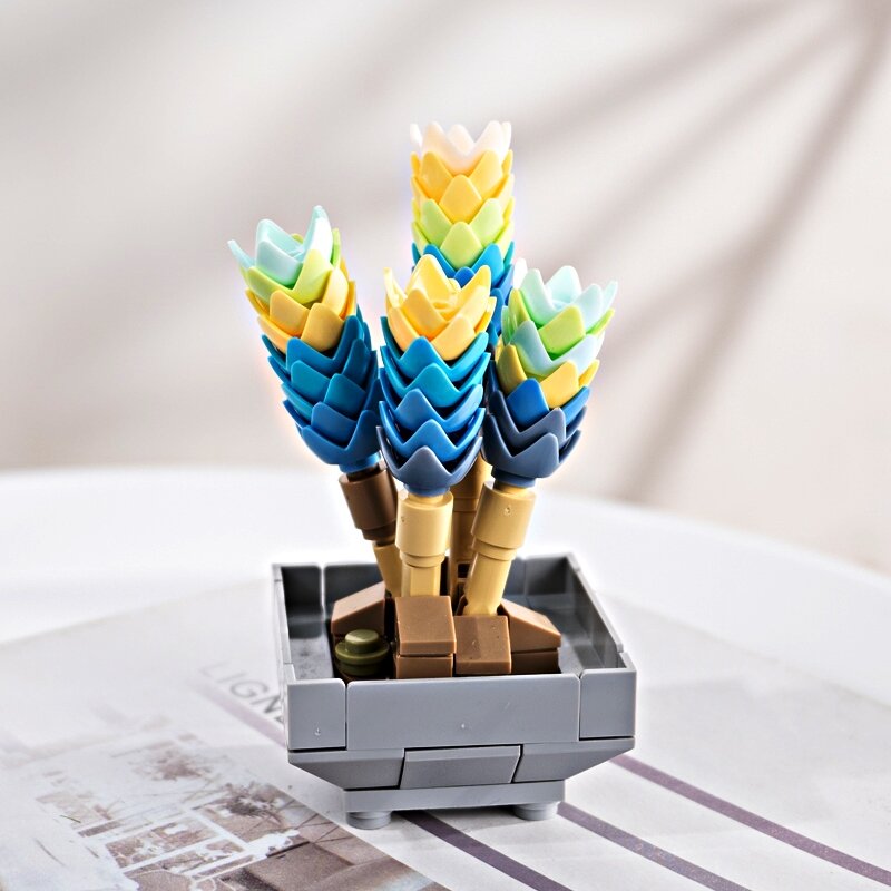 Конструктор интерьерный 3Д JAKI Plante Цветок в горшке, 83 деталей - JK2710-7