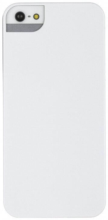 Чехол накладка Iсover для Apple iPhone SE/5/5S, матовый белый