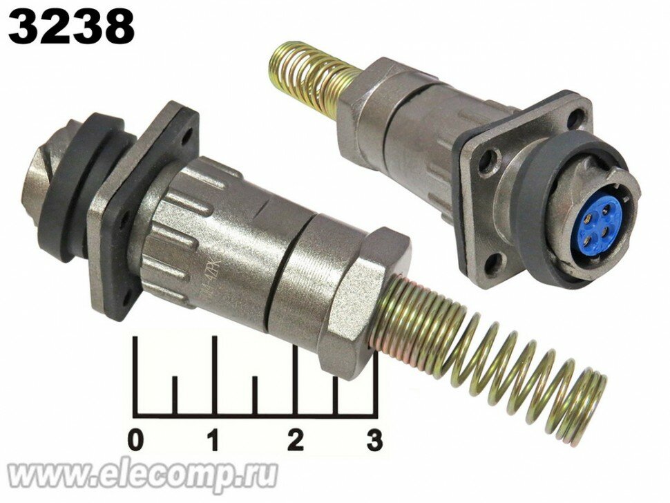 Разъем 4pin гнездо в панель FQ14-4ZPK