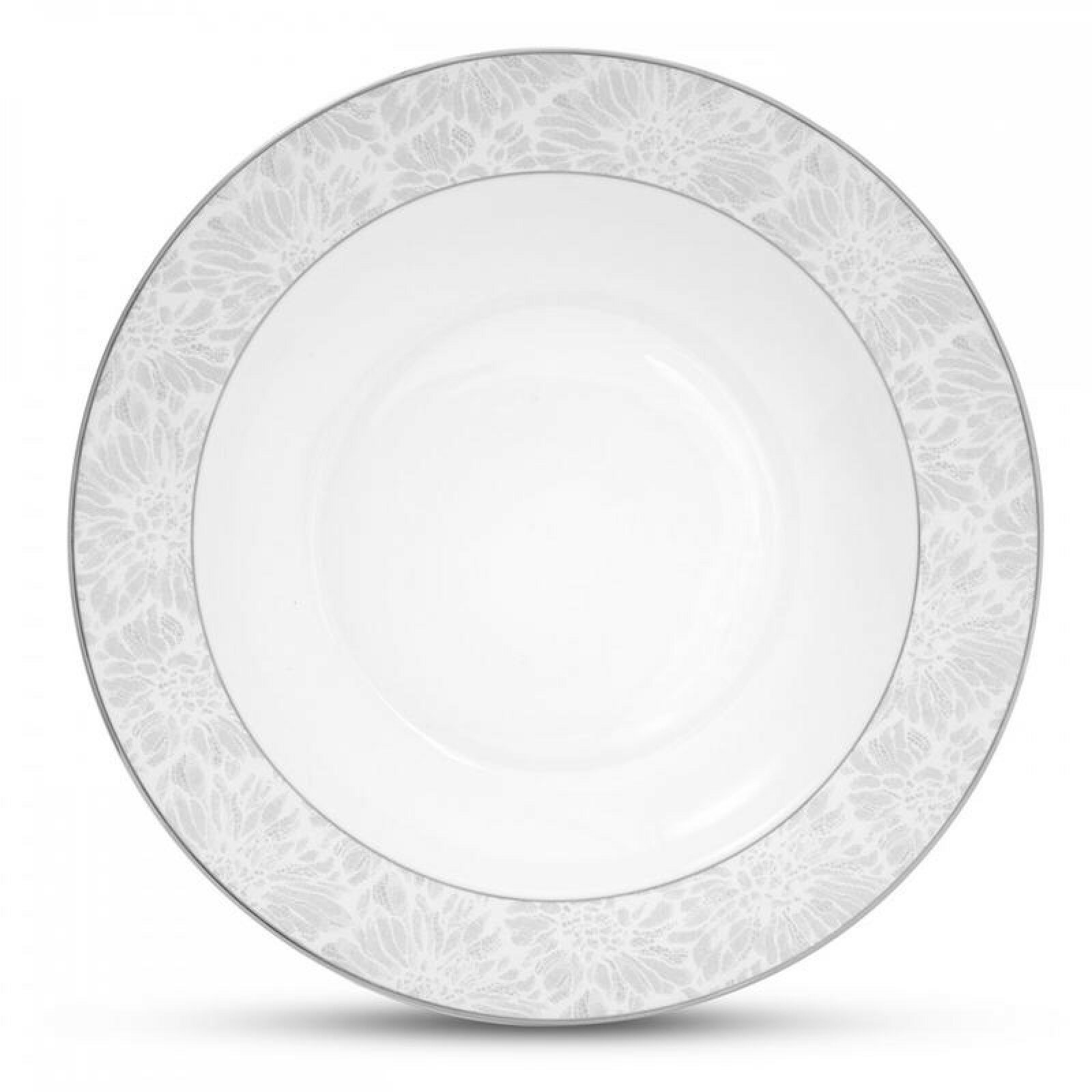 50127201012 Тарелка суповая "Vera Wang Lace Platinum", 23 см, Wedgwood