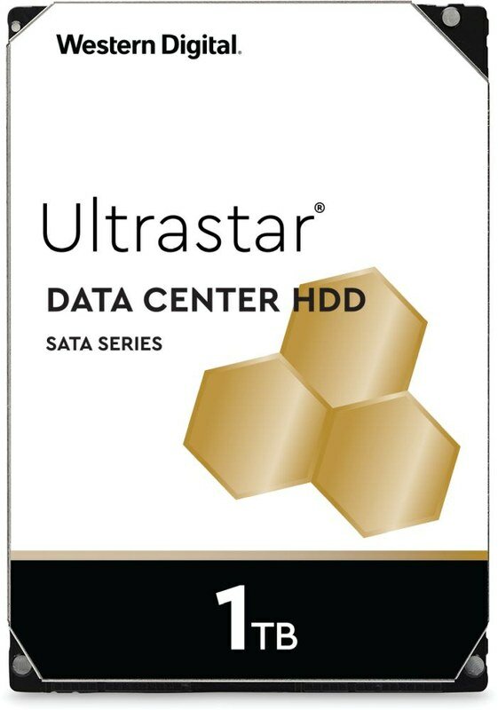 Жесткий диск SATA3 1Tb 7200rpm 128Mb Western Digital 1W10001 HUS722T1TALA604 NAS Ultrastar DC HA210 512N 3.5