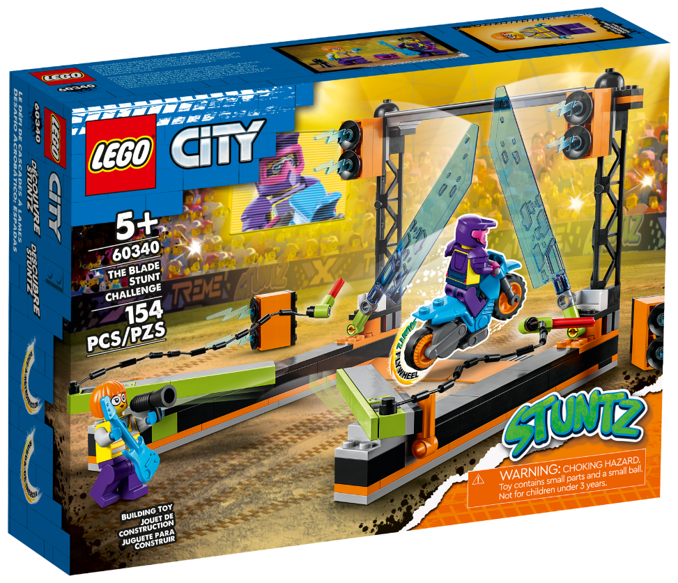 Конструктор LEGO City 60340 The Blade Stunt Challenge, 154 дет.