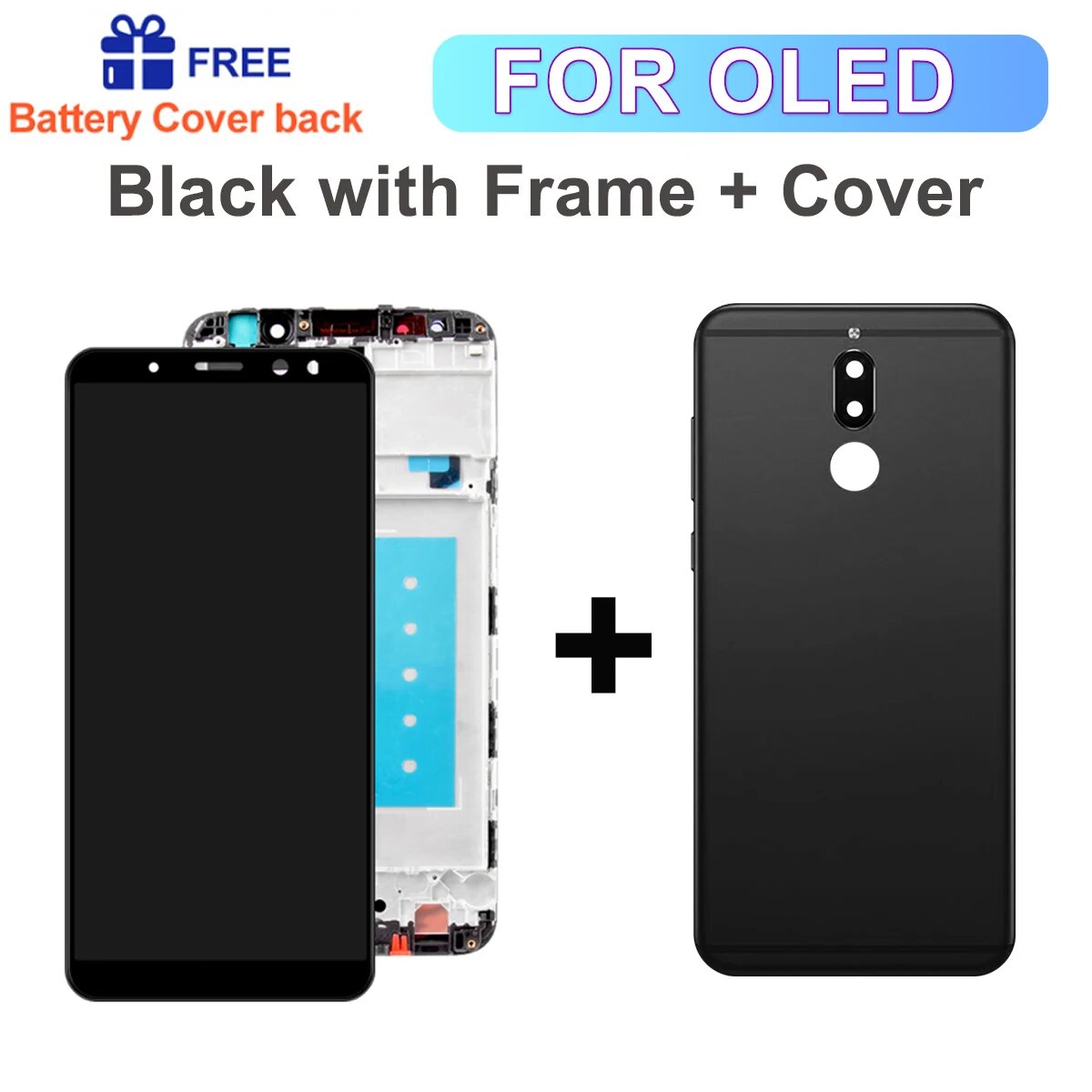 5,9 'для HUAWEI Mate 10 Lite для Huawei Nova 2i RNE-L21 ЖК-дисплей сенсорный экран дигитайзер в сборе Замена Black With Frame