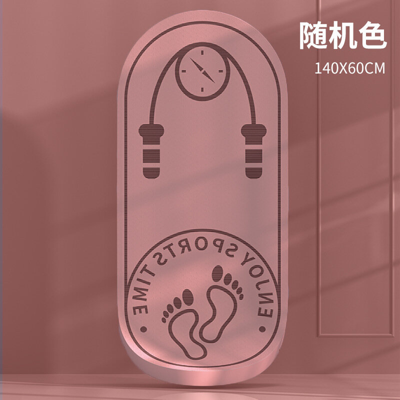 ⭐12 мм мат для прыжков на скакалке, нескользящий, с амортизацией, звукоизоляционный мат для дома, бесшумный фитнес-мат, утолщенный детский йога-мат⭐