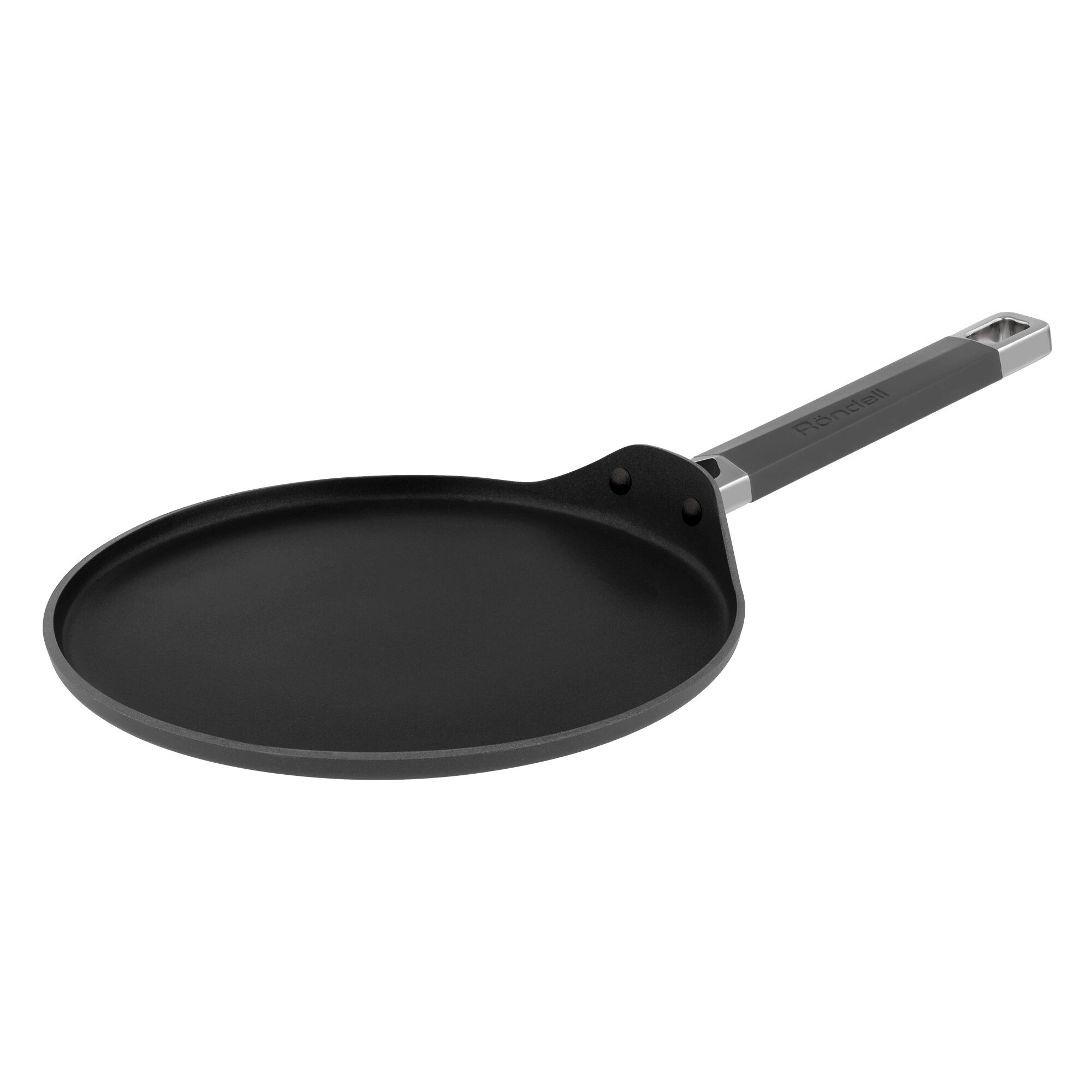 Сковорода блинная Rondell Stolz RDA-1768, 25см, серый, Xylan Plus покрытие, без крышки
