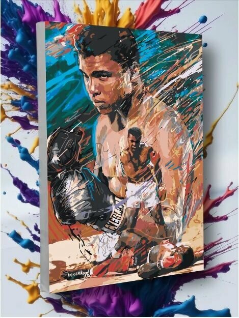 Картина по номерам Боксер Бокс Мухамед Али 40х50