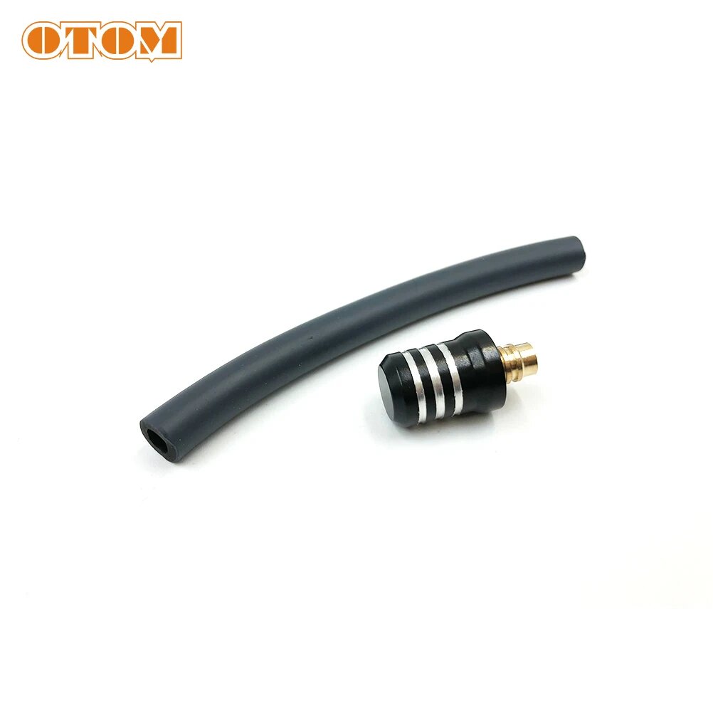 Универсальные Запчасти для мотоциклетного бака OTOM, односторонний масляный клапан, Черный, Black