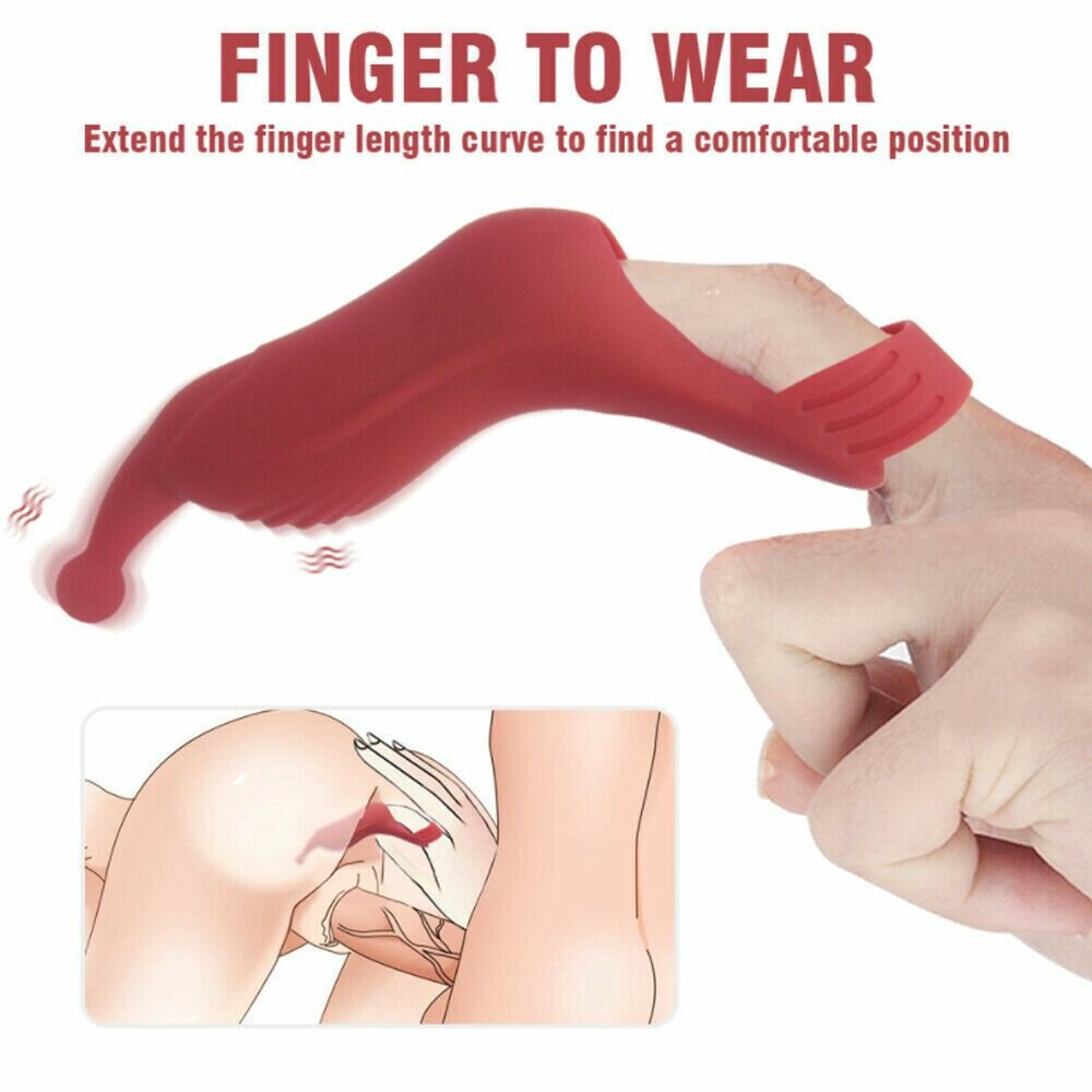 Вибратор, цвет: красный, 13 см