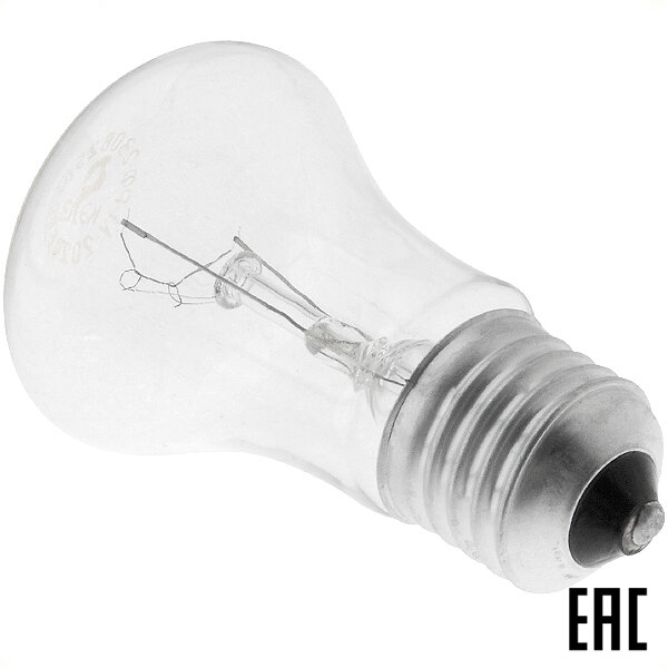 Лампа (грибок) накаливания прозрачная 25Вт ЛОН М50 230-25 Е27 кэлз (18 шт. в комплекте)