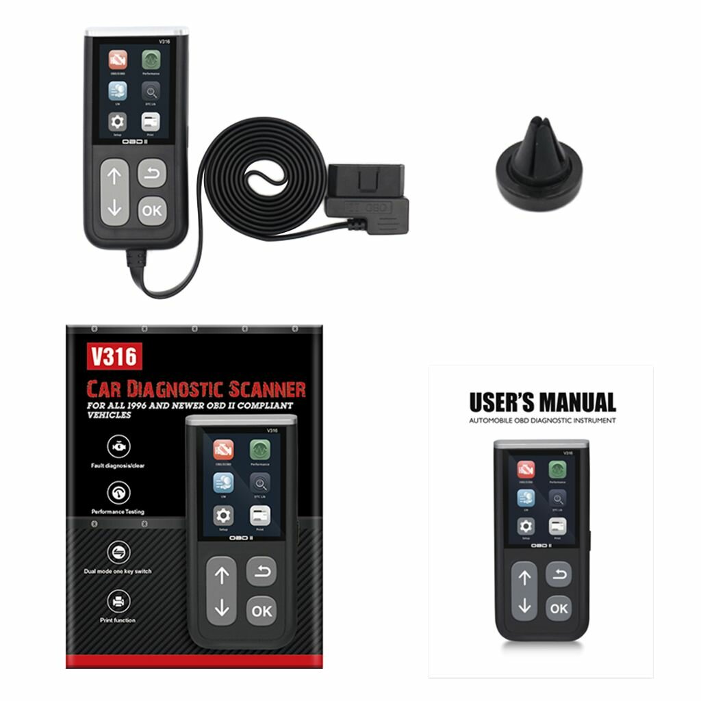 Прибор для диагностики неисправностей автомобиля OBD Bluetooth V316
