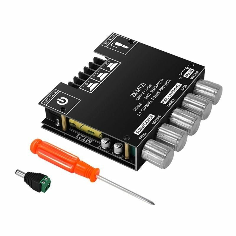 ZK-MT21 50WX2+100W 2.1 канал канал цифровой модуль усилитель AMP Subwoofer