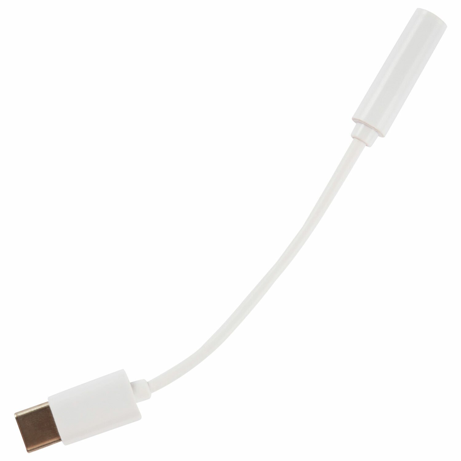 Переходник для наушников Red Line с Type-C на AUX Mini Jack 3.5 мм, MB mObility, белый