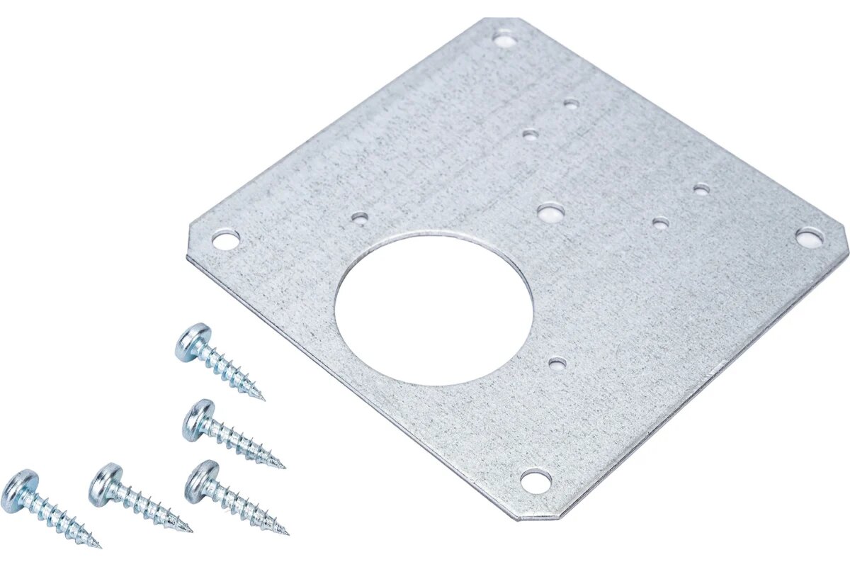 Крепко-накрепко Ремонтная пластина под петлю 35 мм 78728 для крепления узлов и деталей