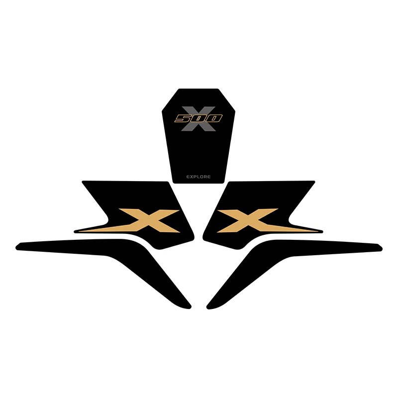 Для KOVE 500X 525X аксессуары для мотоциклов, накладка на бензобак, Черный, A Yellow 500X