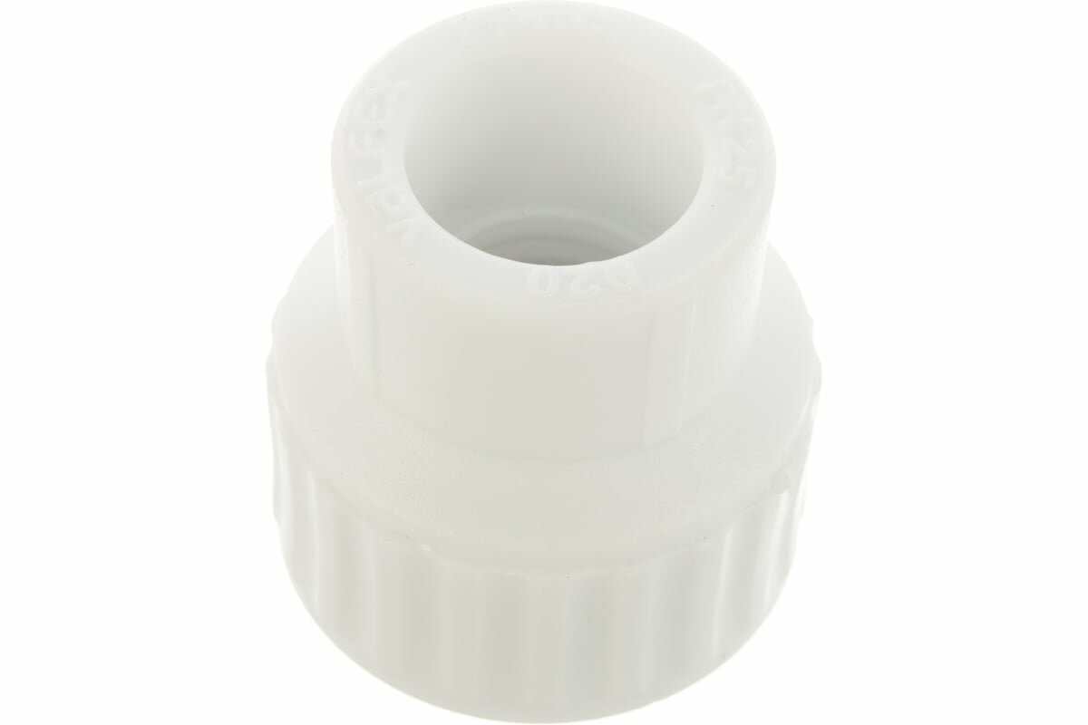 VALFEX PP-R комбинированная муфта белая 20х1/2 дюйма ВР 10129020 127-0232 для водопровода