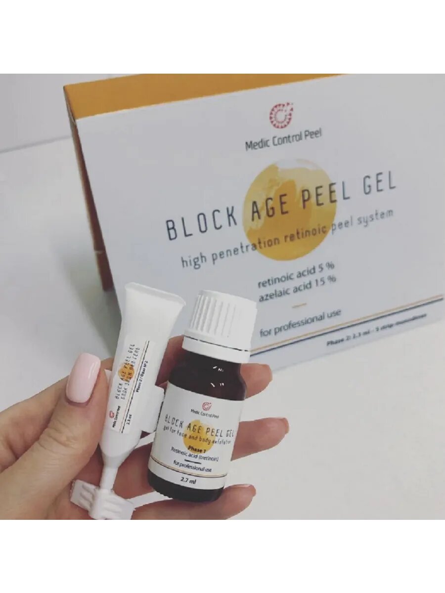 Желтый пилинг Medic Control Peel Block Age Peel Gel на 1 процедуру