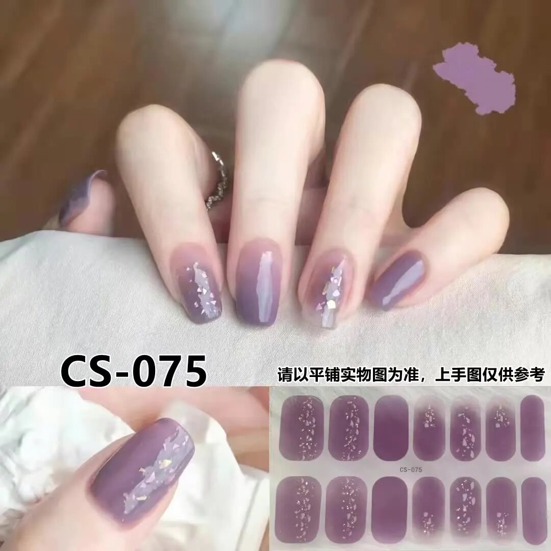 MAKEUPEATING Наклейки для ногтей 14pcs Черный, CS103 — фото 1