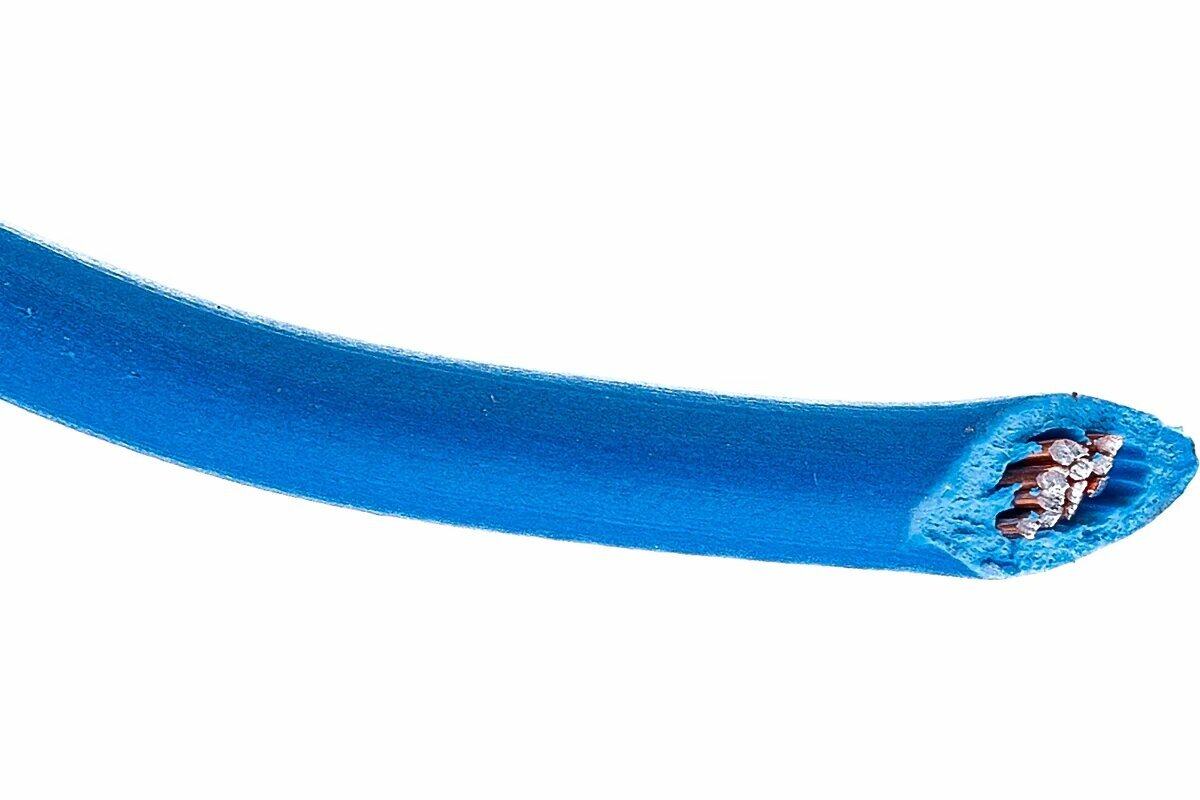 REXANT ПГВА 1х0.75 мм2 синий гибкий монтажный провод бухта 100 м 01-6505 для монтажа