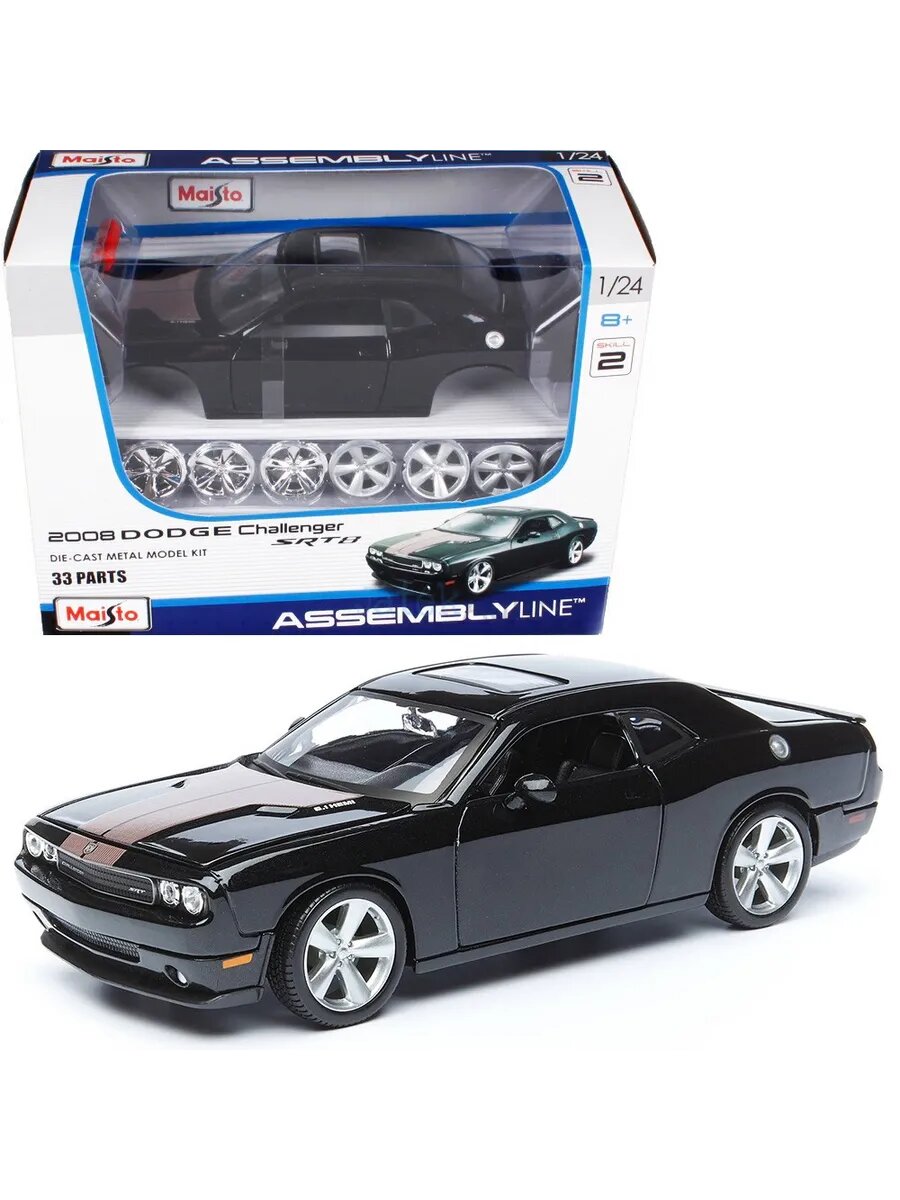 Сборная модель 1:24 SP AL-2008 Dodge Challenger SRT8