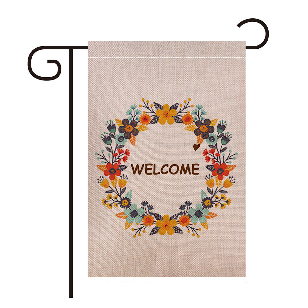 Садовый флаг Jiushu Textile Amazon Spring, полиэфирная ткань, имитация конопли, 5.0