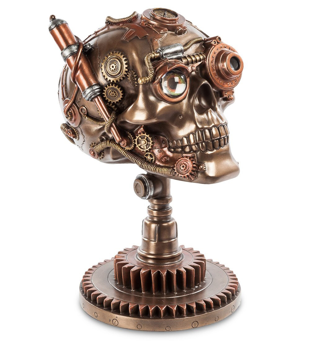 Фигура в стиле Стимпанк "Череп"