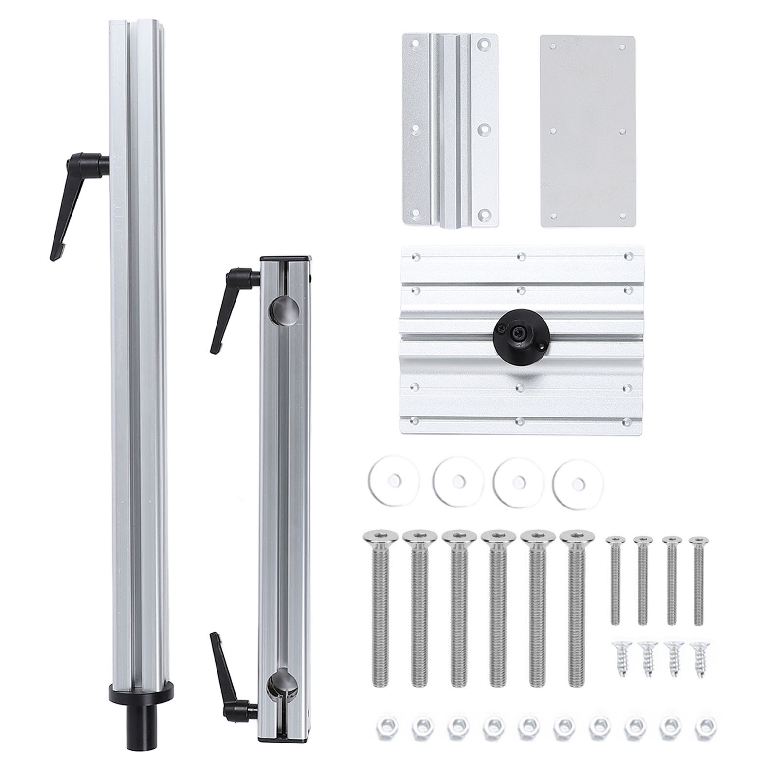 Съемная Ножка Стола Из Алюминиевого Сплава Белого Цвета с Вращением на 360 Градусов Съемная Телескопическая для Яхт RV Motorhome