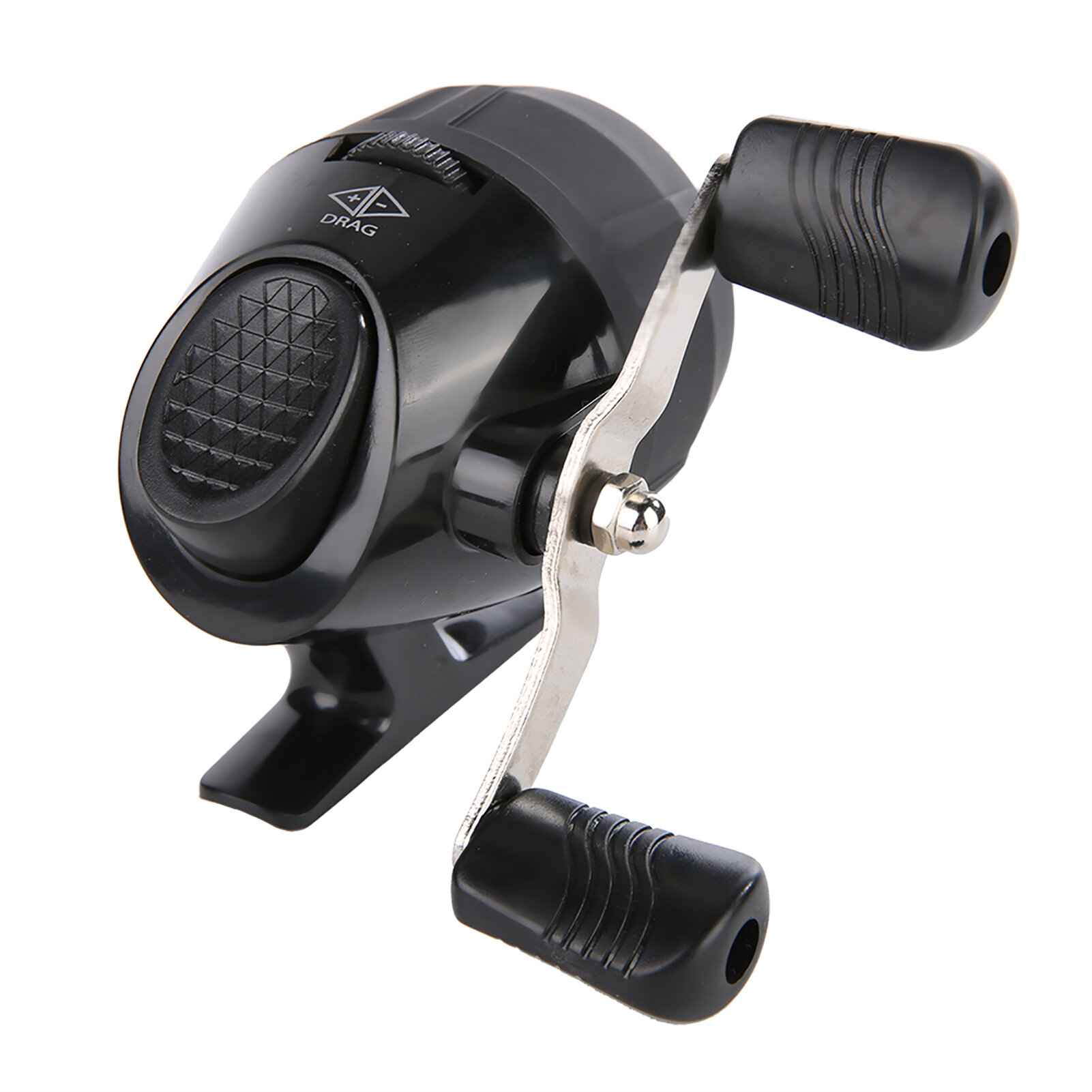 Портативная спиннинговая рыболовная катушка, рогатка, катушка для стрельбы на открытом воздухе, гарпунная катушка для дротиков (черная)