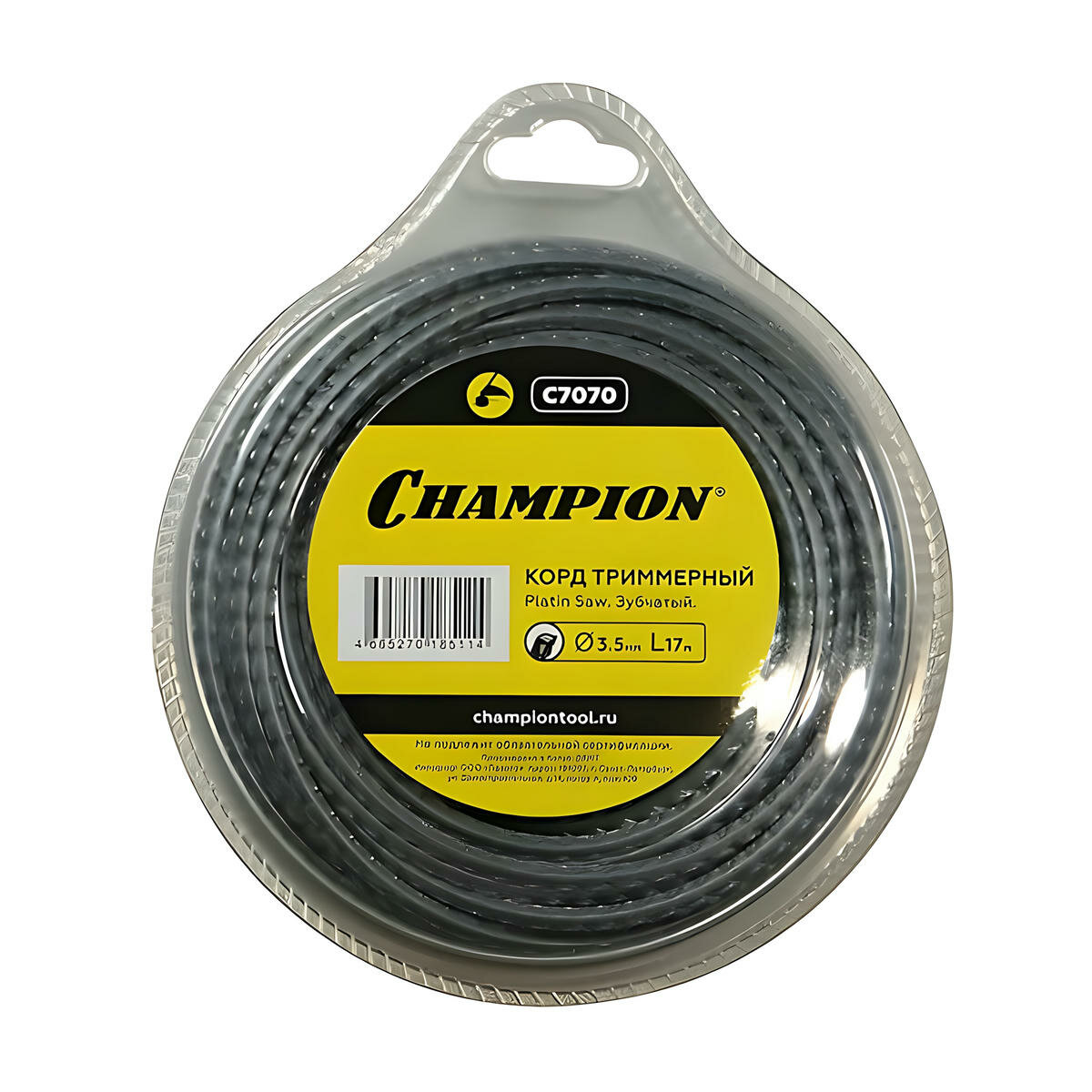 Корд 3.5 мм х 17 м (зубчатый) Platin Saw CHAMPION С7070