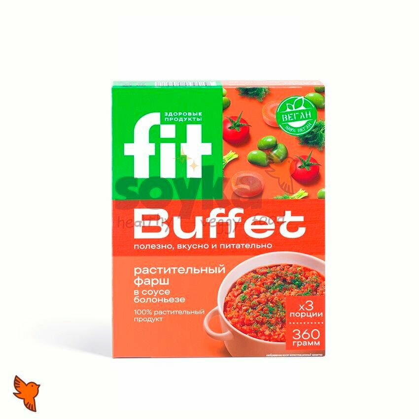 Фарш растительный в соусе болоньезе ФитБуффет/FitBuffet, 360г