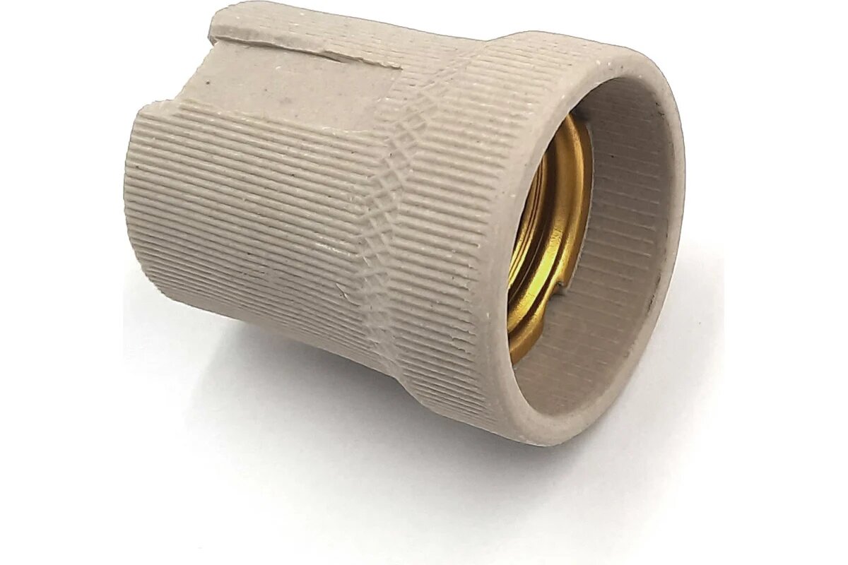 ООО "оптиком электрик" Патрон Е27, керамический, 10 штук в упаковке, цвет белый 8231.5027-10