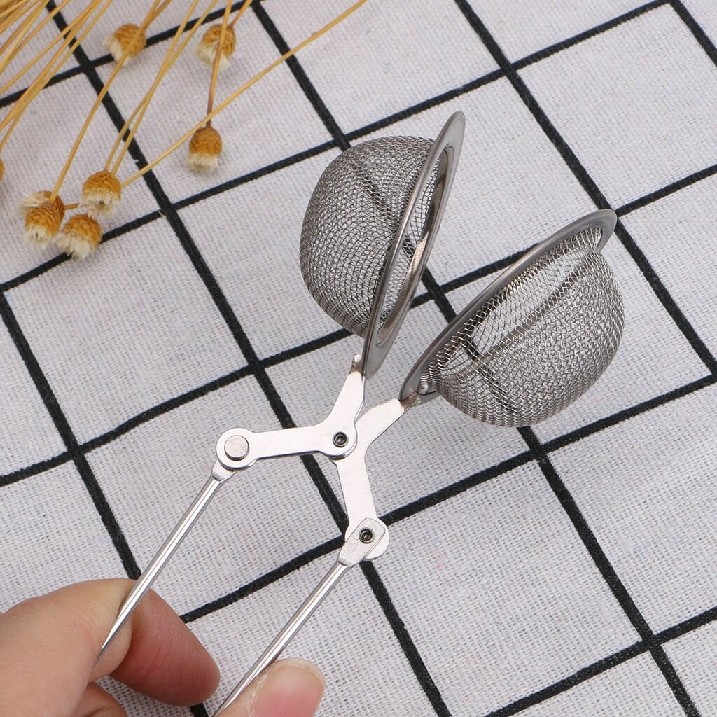 Сетчатая сетчатая сетка Snap Ball Loak Leaf Tea Infuser из нержавеющей стали безопасная блокировка