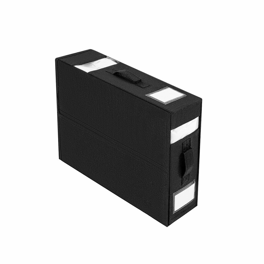 Упаковка для хранения постельных принадлежностей складная с ручкой, большой вместимостью, для постельного белья, одежды, одеял, цвет: белый, серый, бежевый, черный (выбор), материал: льняной, размер: 380*320*115мм, вес: белый: 870г, остальные: 750г,