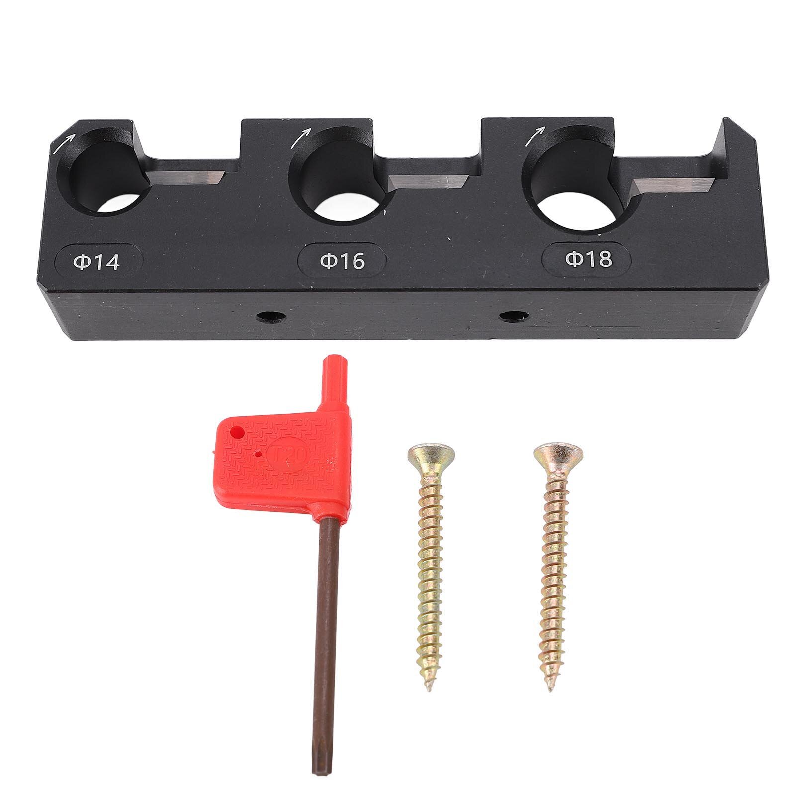 Многофункциональный шаблон для изготовления дюбелей диаметром 14 мм, 16 мм, 18 мм, круглый стержень, 3 дюйма, вспомогательный инструмент для деревообработки.