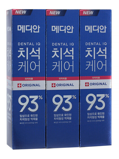 Набор зубных паст Median TATAR ORIGINAL 3EA ,120 гр * 3 шт