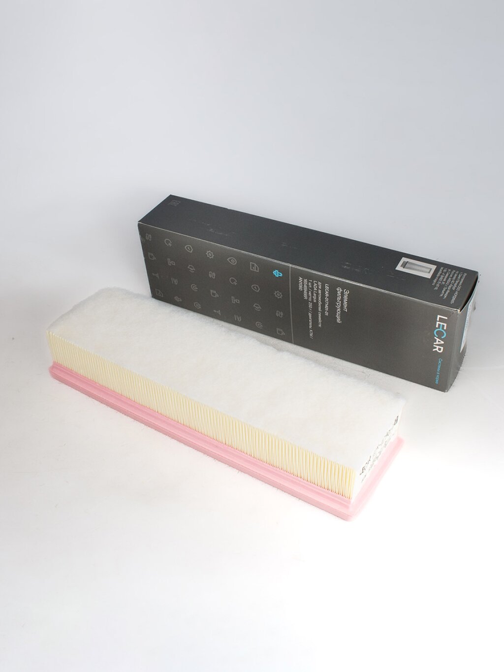 Фильтр воздушный для а/м Lada Largus, Renault Logan дв.1.6 8 кл. LECAR